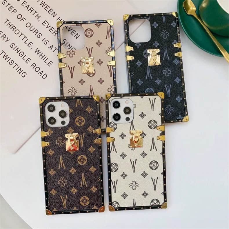 'Treasure Chest' Phone Case with Luxury Leather Effect (iPhone/Samsung ...