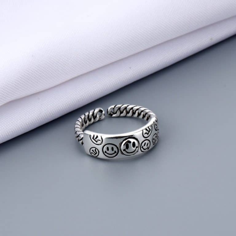 Smiley Face METAL Rings (Various Styles Adjustable) - DontWait.Shop